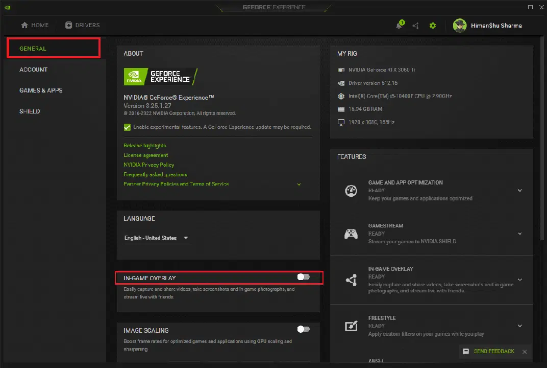 Windows 10에서 NVIDIA 컨테이너 높은 CPU 사용량 수정